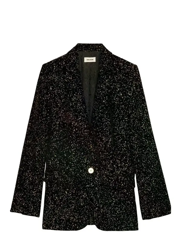 Zadig&Voltaire Valse Single-breasted Blazer - Black