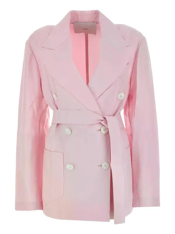 SETCHU Origami Double-breasted Blazer - Pink