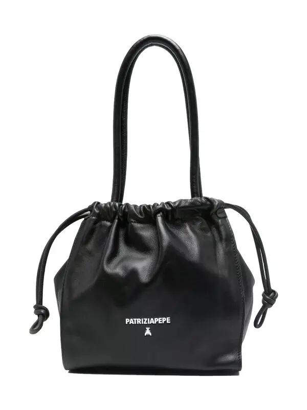 Patrizia Pepe Soft Rock Tote Bag - Black