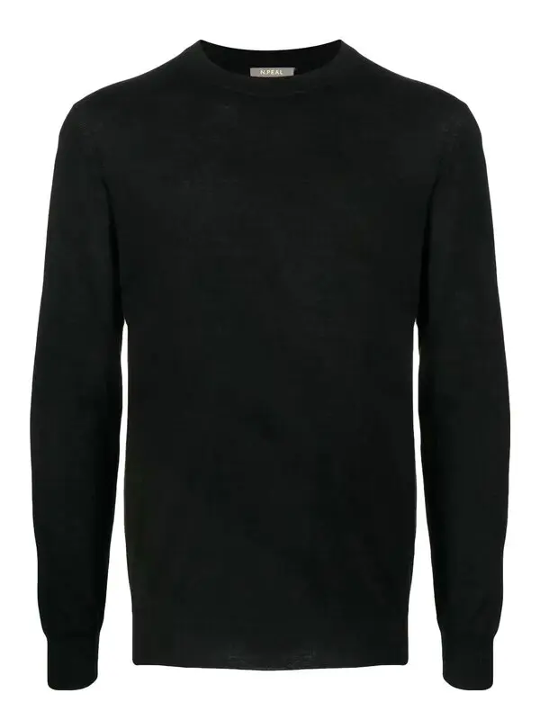 N.peal Crew-neck Cashmere Jumper - Black