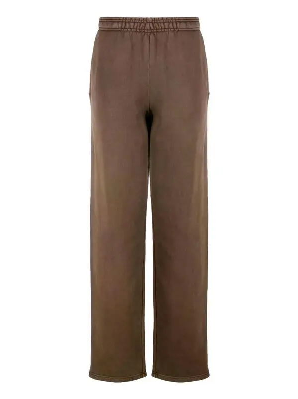 ENTIRE STUDIOS Washed Organic Cotton Track Pants - Brown