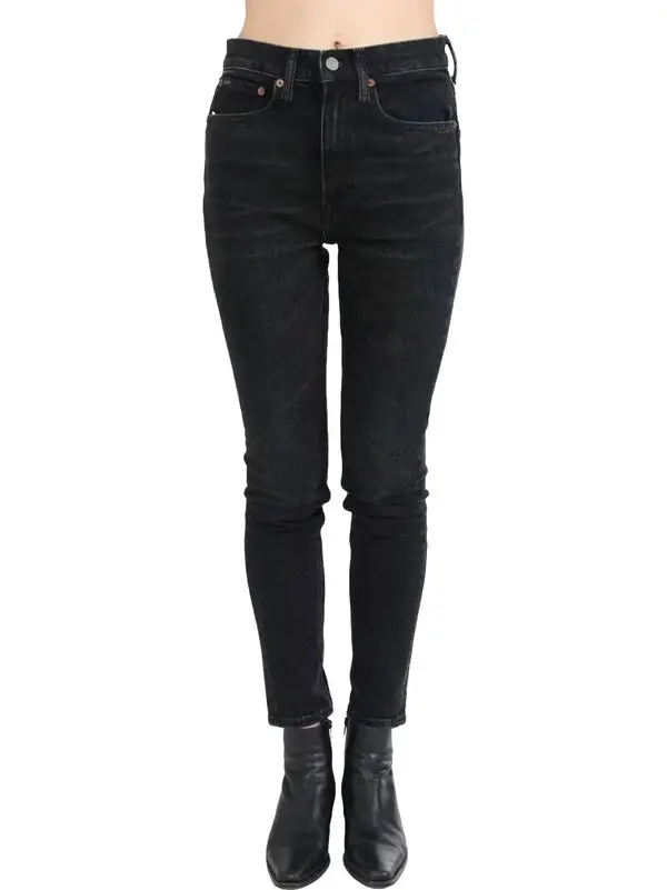 Polo Ralph Lauren Logo-patch Skinny Jeans - Black