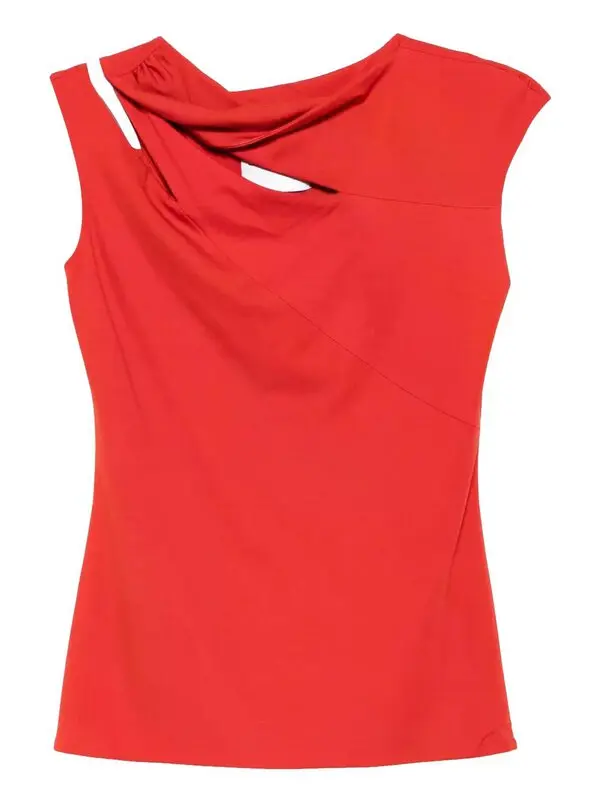 MOOS STUDIO Asymmetric Top - Red