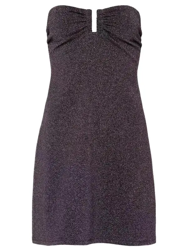 ERES Bronzage Strapless Mini Dress - Metallic