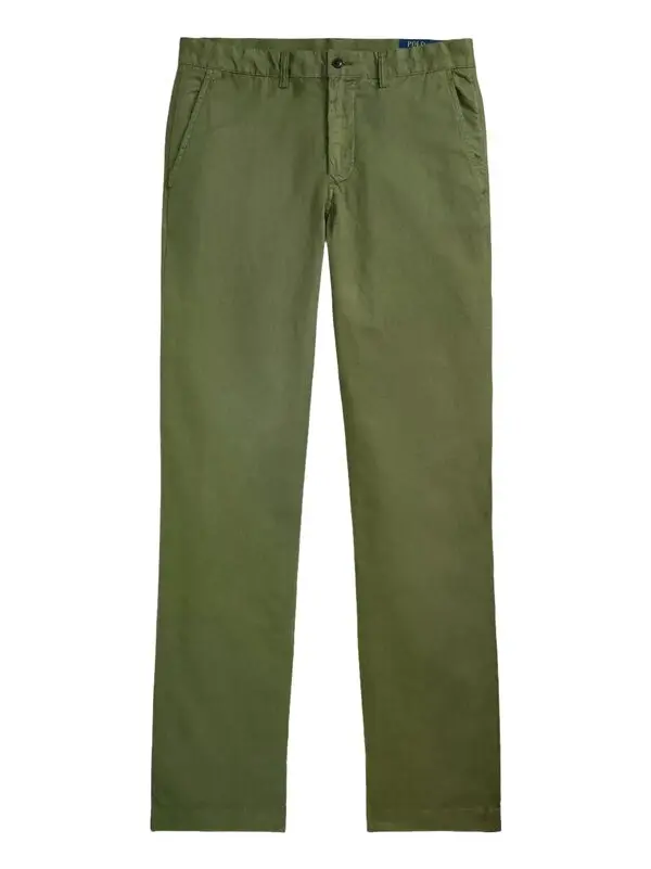 Polo Ralph Lauren Linen-blend Trousers - Green