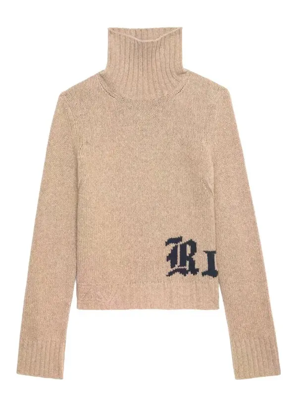 Zadig&Voltaire Nalma Intarsia-knit Sweater - Neutrals