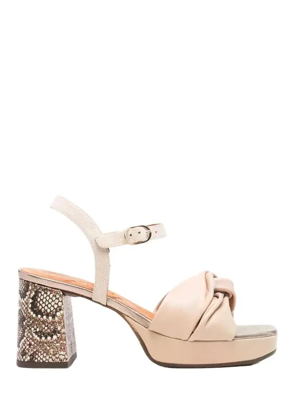 Chie Mihara 85mm Gelisa Sandals - Neutrals