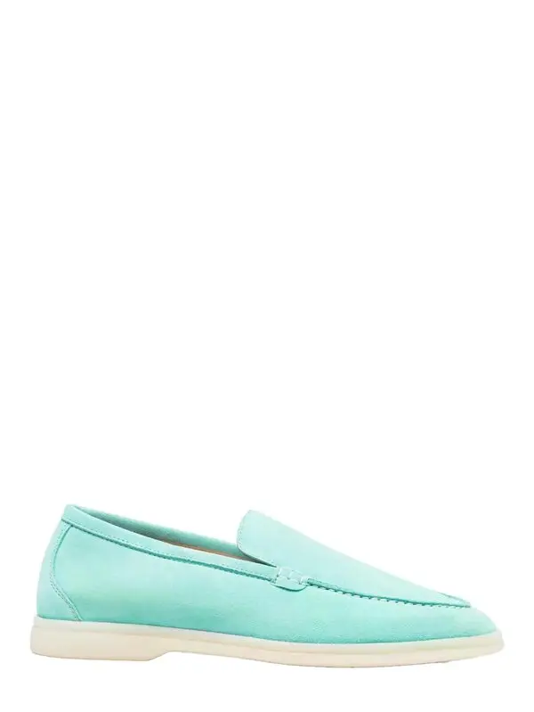 SCAROSSO Ludovica Suede Loafers - Blue