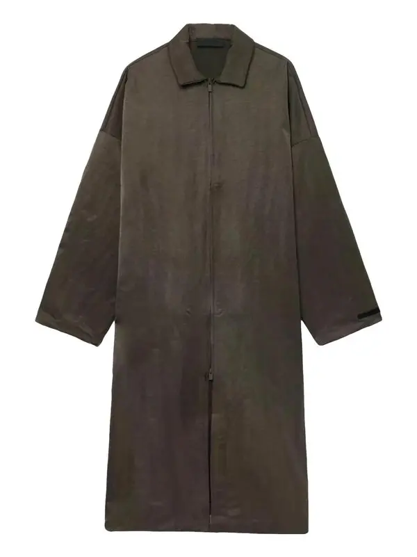 Fear Of God Logo-print Coat - Brown