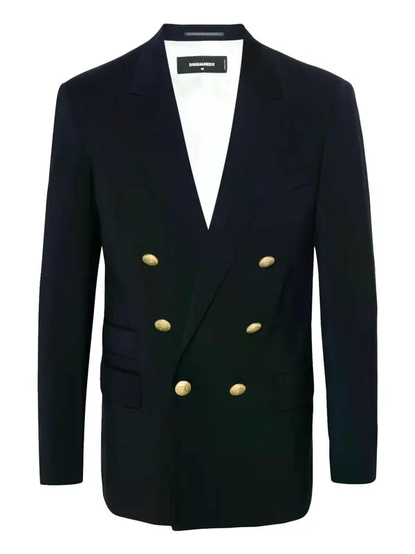 Dsquared2 Palm Beach Virgin Wool Blazer - Blue