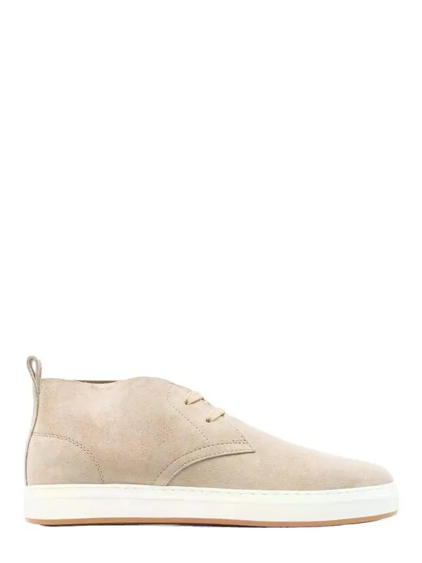 Hogan Suede Lace-up Sneakers - Neutrals