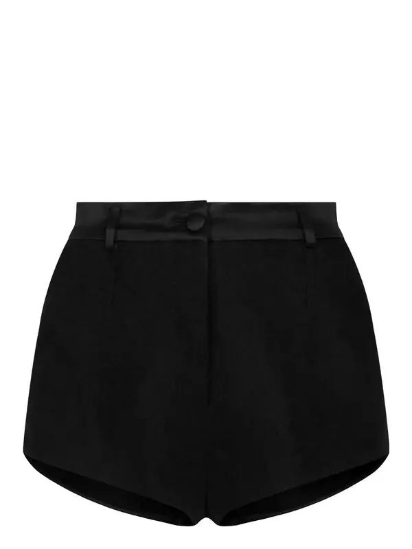 Dolce & Gabbana High-waisted Tailored Shorts - Black