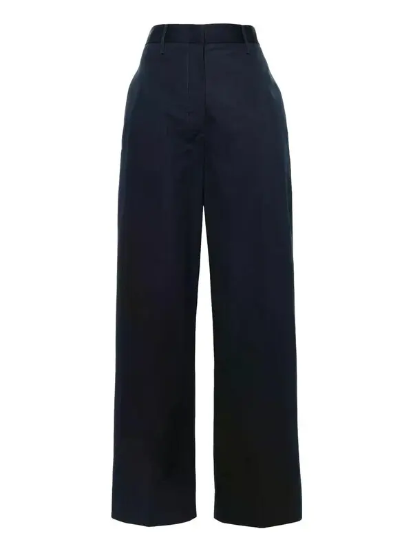 Fabiana Filippi High-waist Wide-leg Trousers - Blue