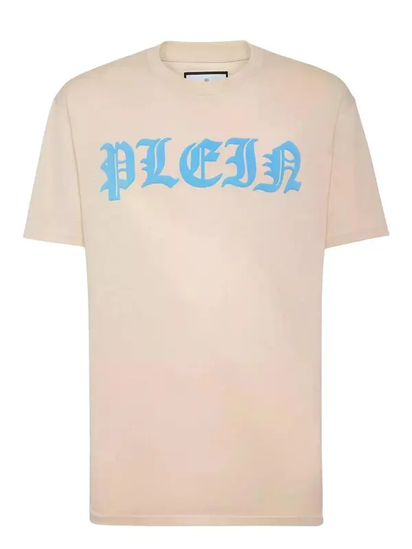 Philipp Plein Gothic Plein Cotton T-shirt - Neutrals