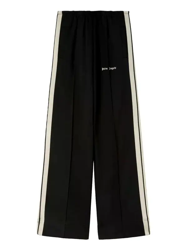 Palm Angels Side-stripe Track Pants - Black