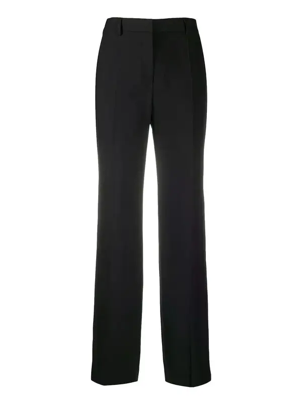 Alberta Ferretti High-waisted Formal Trousers - Black