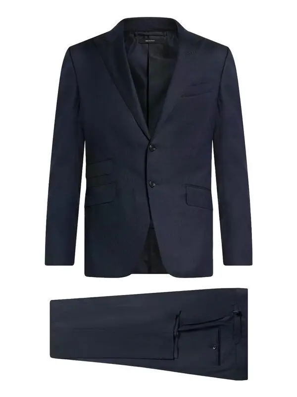 TOM FORD Virgin Wool Suit - Blue