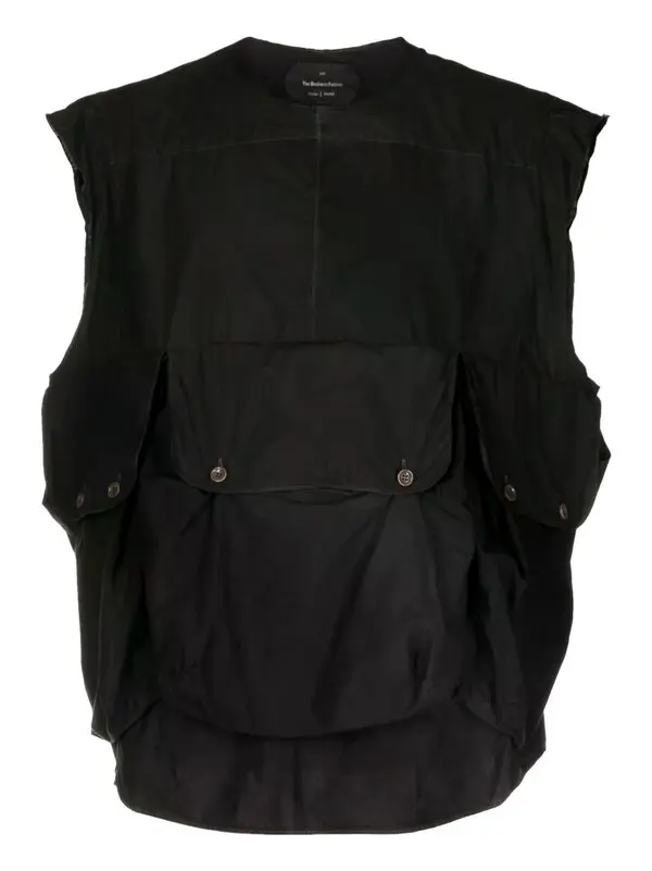 NICOLAS ANDREAS TARALIS Cargo-pockets Vest - Black