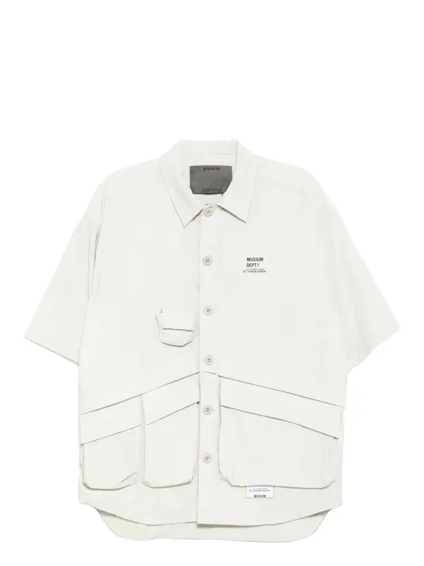 MUSIUM DIV. Logo-print Shirt - Grey