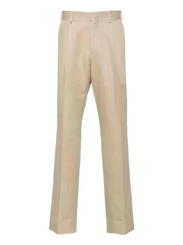 Brioni Mid-rise Tailored Trousers - Neutrals