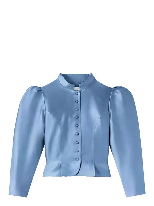 DESTREE Amoako Satin-weave Jacket - Blue