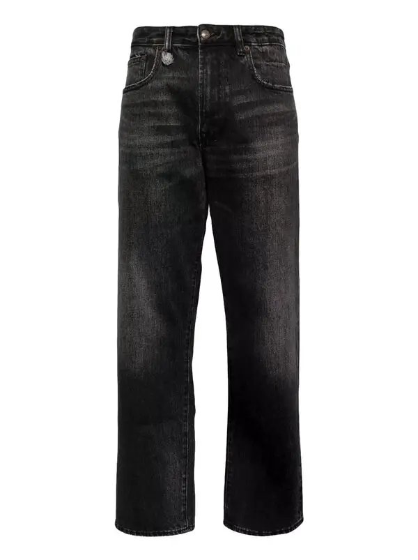 R13 Atlas Straight-leg Selvedge Jeans - Black