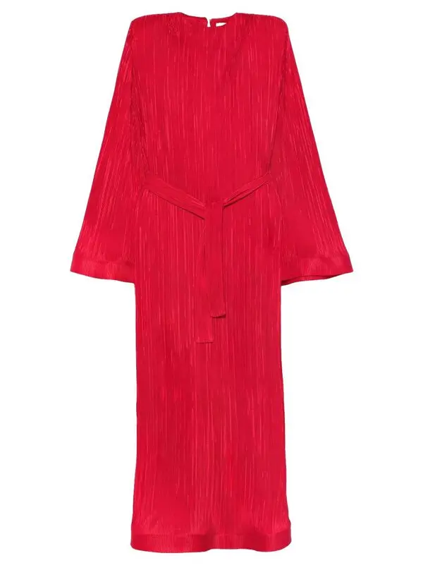 ATU BODY COUTURE Pleated Maxi Dress - Red