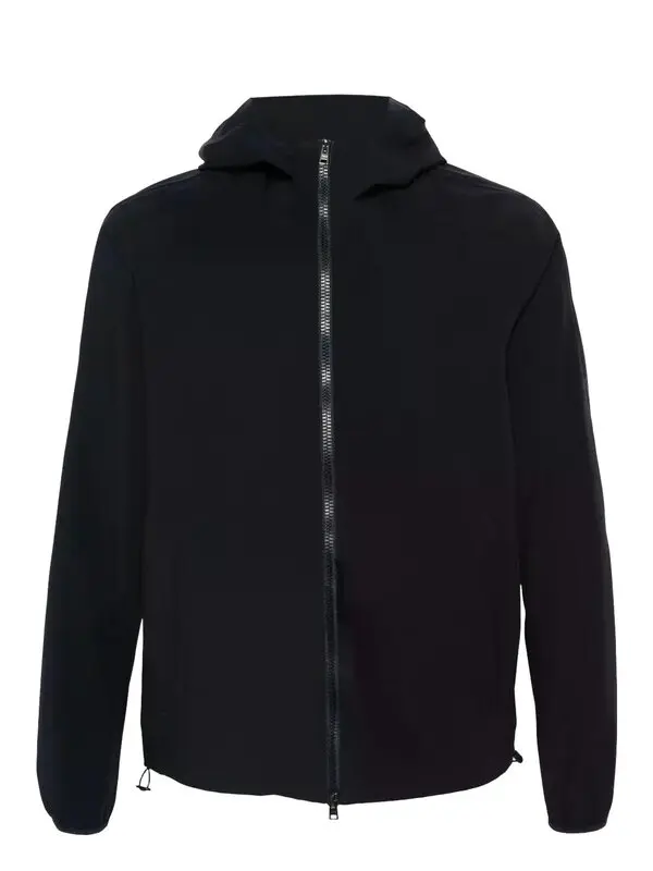 Herno Debossed-logo Water-repellent Jacket - Blue