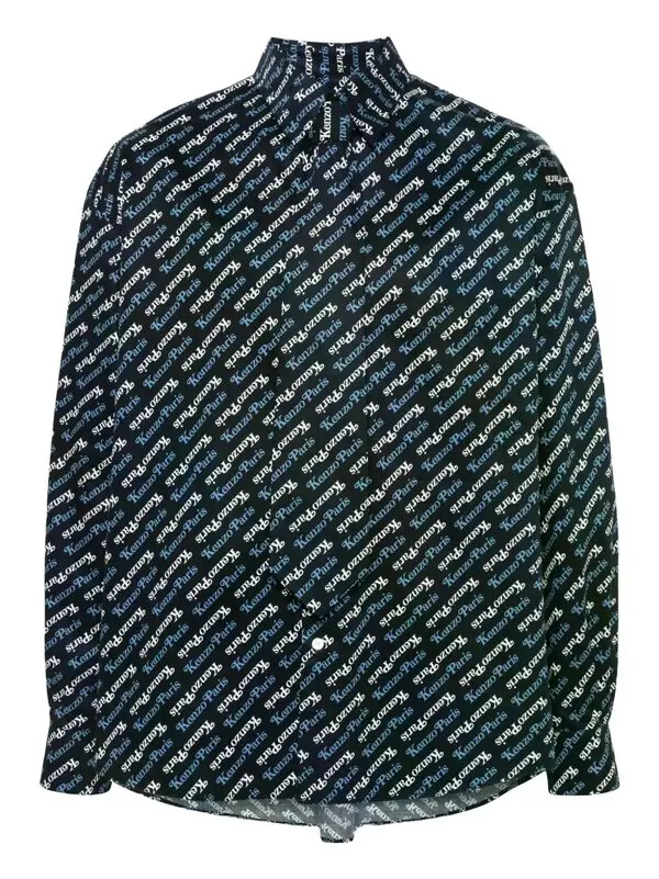 Kenzo X Verdy Logo-print Shirt - Blue