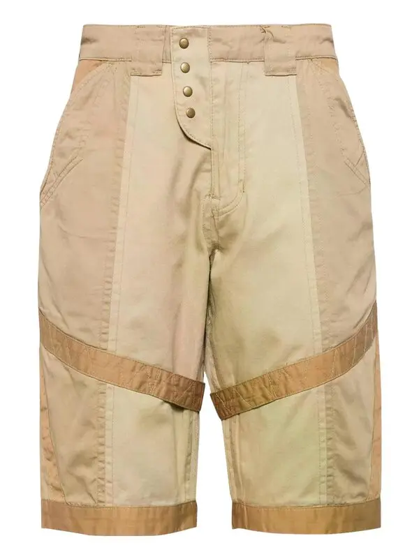 PRIVATE STOCK LABS The Temukin Cotton Shorts - Brown