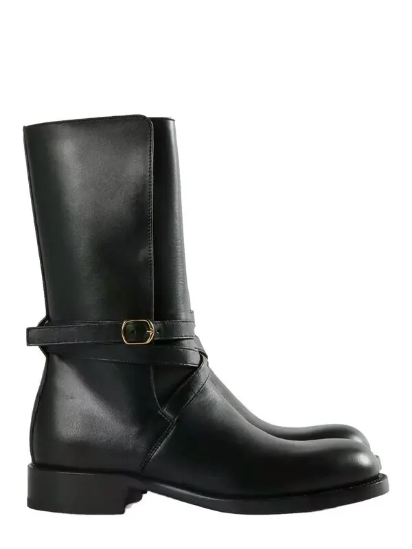 THE ROW Jodhpur Boots - Black