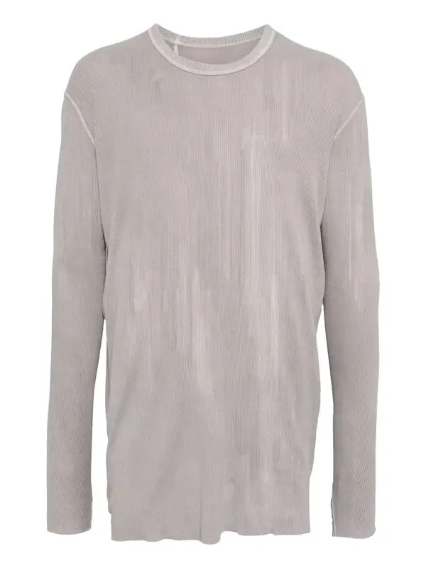 Boris Bidjan Saberi Long-sleeved T-shirt - Grey