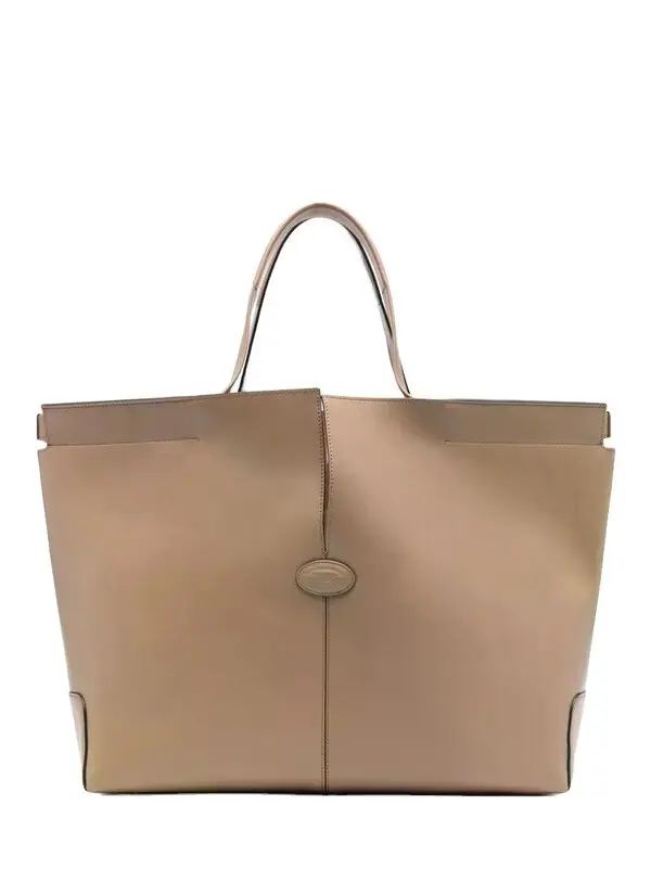 TOD'S Leather Tote Bag - Brown