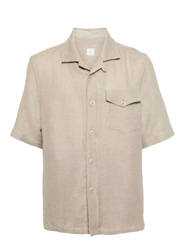 Eleventy Short-sleeve Shirt - Neutrals