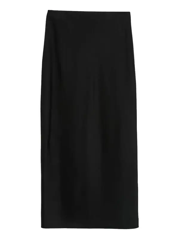 Carven Bias-cut Maxi Skirt - Black