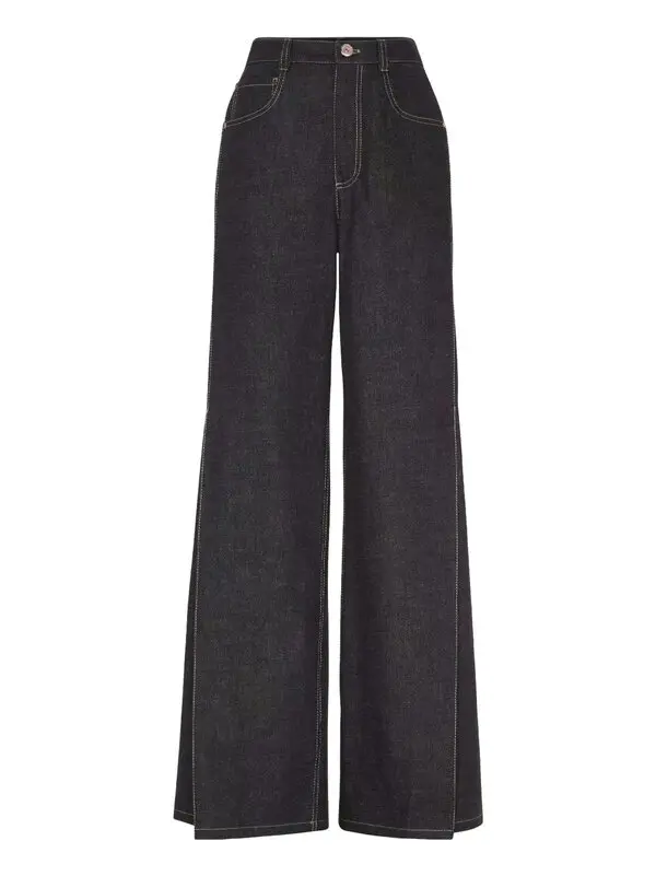Brunello Cucinelli Flared Jeans - Blue