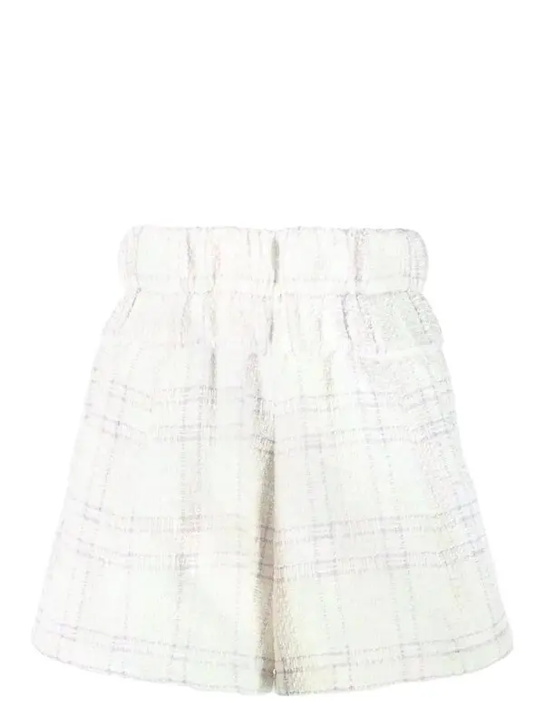 IRO PARIS High-waist Tweed Shorts - Neutrals