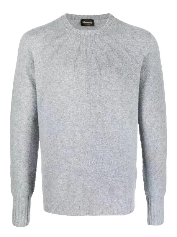 DRUMOHR Cashmere Crew-neck Jumper - Grey