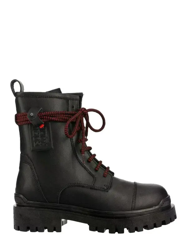 Karl Lagerfeld X Cara Delevingne Biker Ii Boots - Black