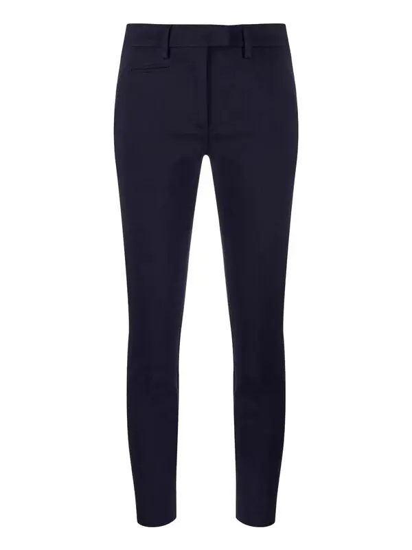 DONDUP Slim-cut Cropped Trousers - Blue