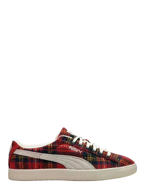 PUMA Suede Vtg Harris Tweed Sneakers - Red