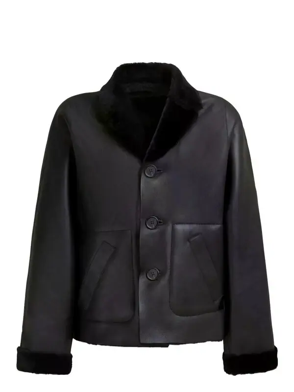 Marni Reversible Shearling Jacket - Black