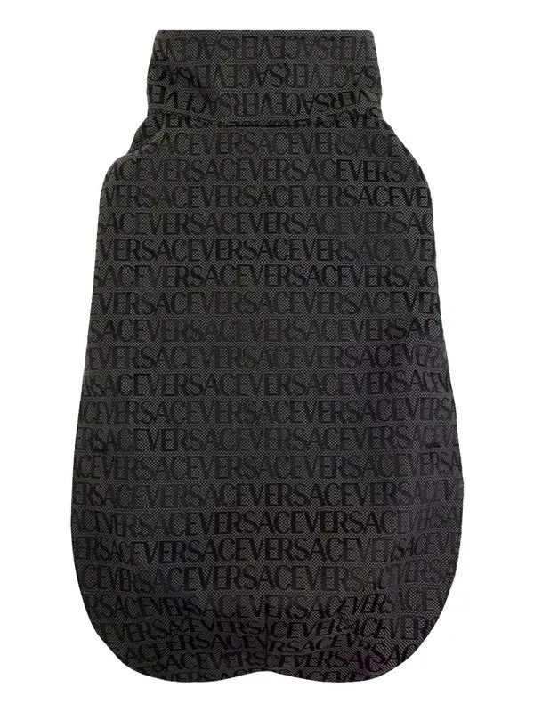 Versace Dog Raincoat - Black