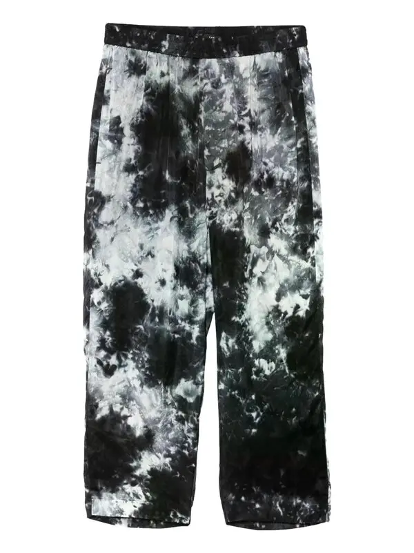 SAPIO Nº42l Patterned Trousers - Black