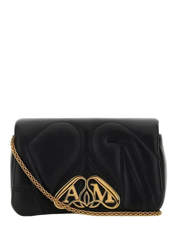 Alexander McQueen The Seal Cross Body Bag - Black