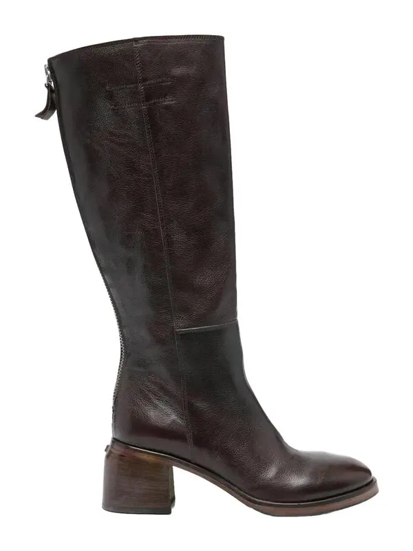 Moma 60mm Leather Boots - Brown