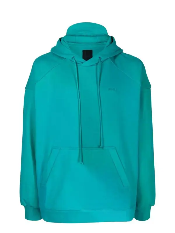 JUUN.J Long-sleeve Cotton Hoodie - Green