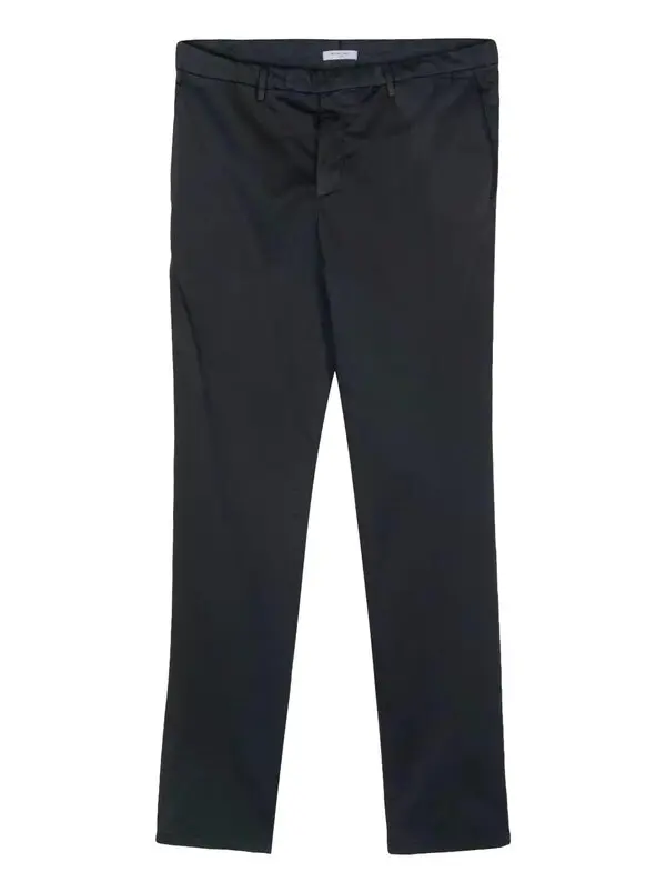 Boglioli Pressed-crease Straight-leg Trousers - Blue