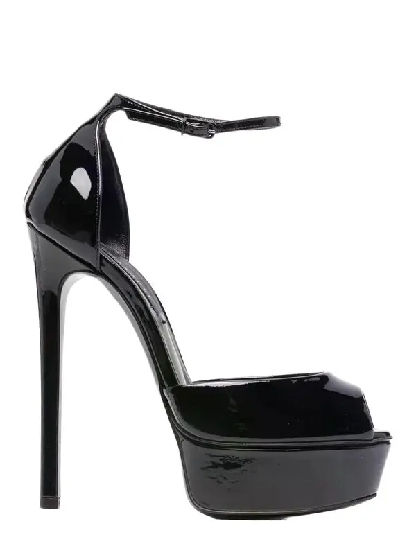 Casadei Flora Stiletto Sandals - Black
