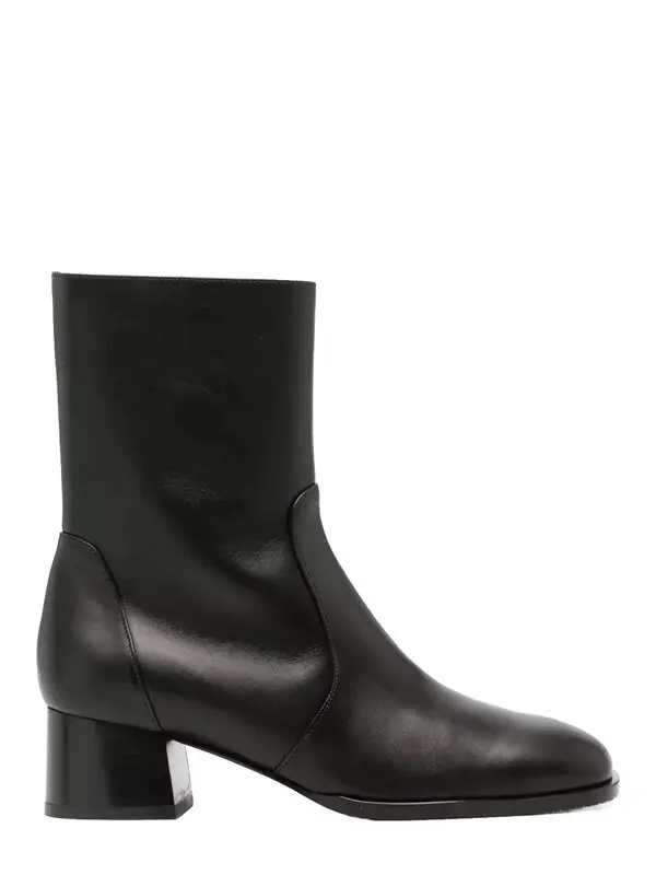 STUART WEITZMAN Nola Leather Ankle Boots - Black
